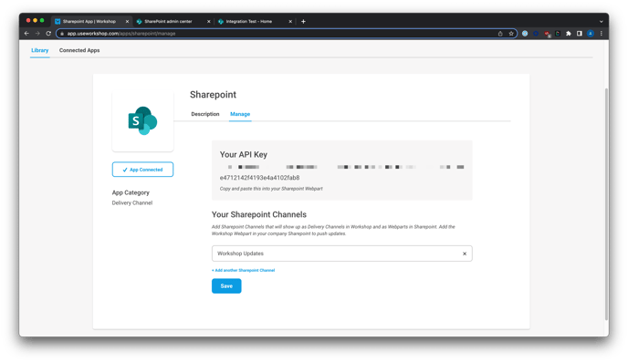 How to add the SharePoint integration to Workshop – Workshop