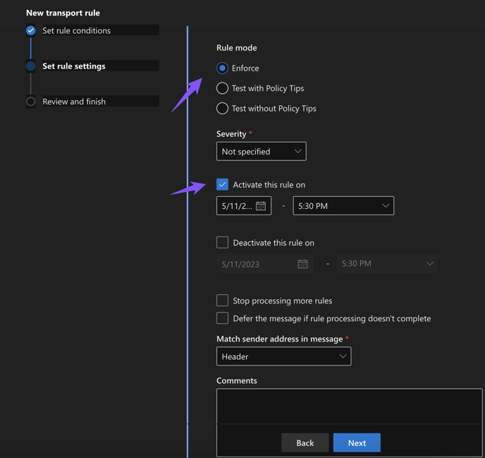 How to deliver mail to the Focused inbox using Exchange mail flow rules ...