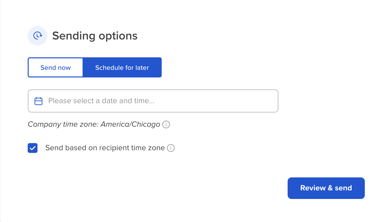 What is time zone sending? – Workshop