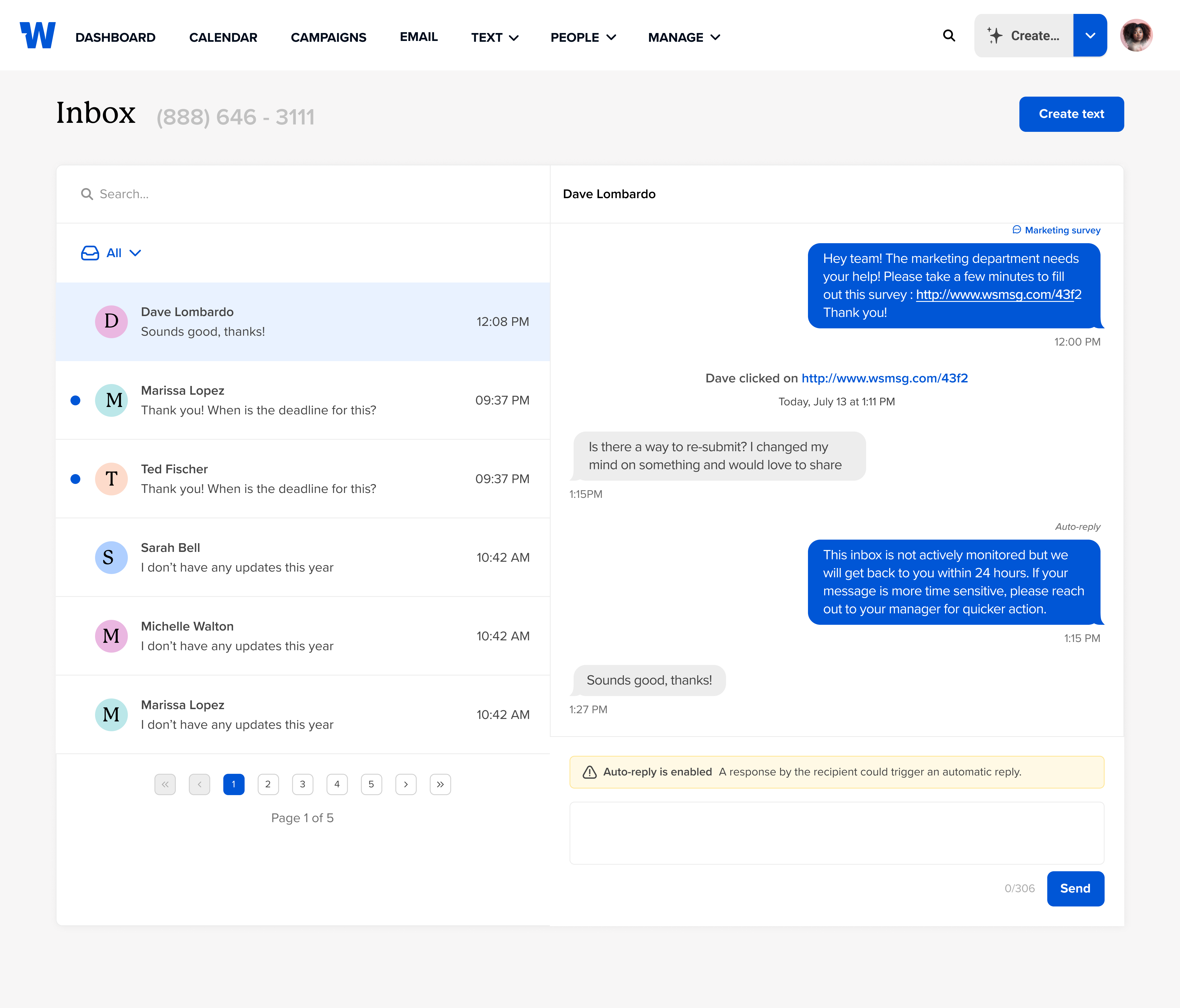 What occurs if I have an auto-reply enabled on my account – Workshop