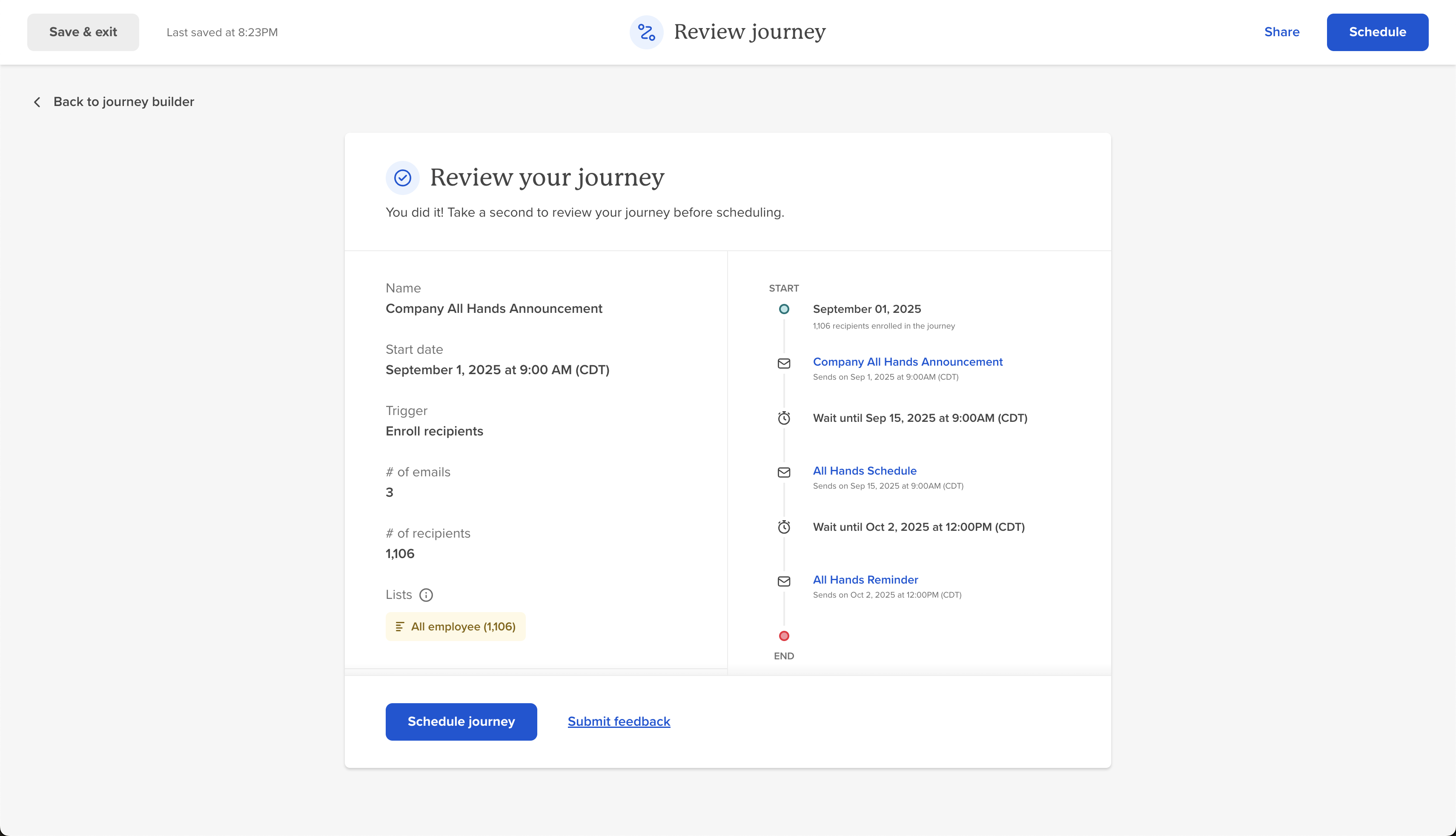Journeys – Workshop