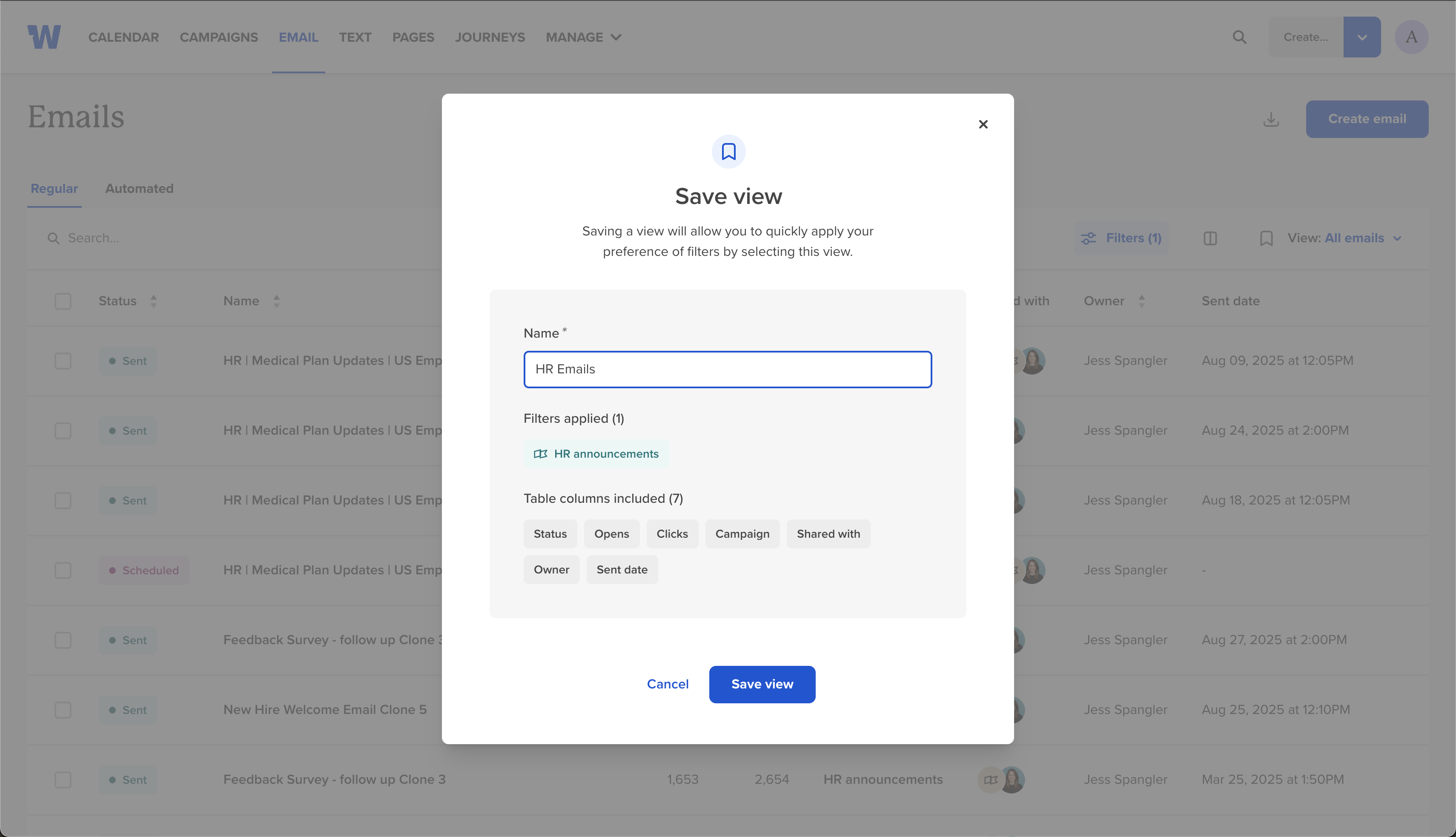 Saved Views – Workshop